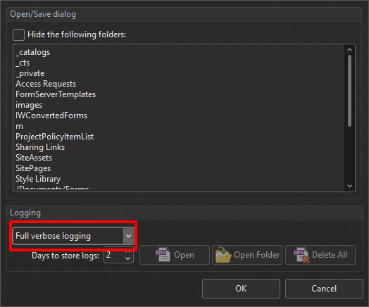 PDF-XChange Co Ltd :: Knowledge Base :: How do I create SharePoint log files for the PDF XChange ...